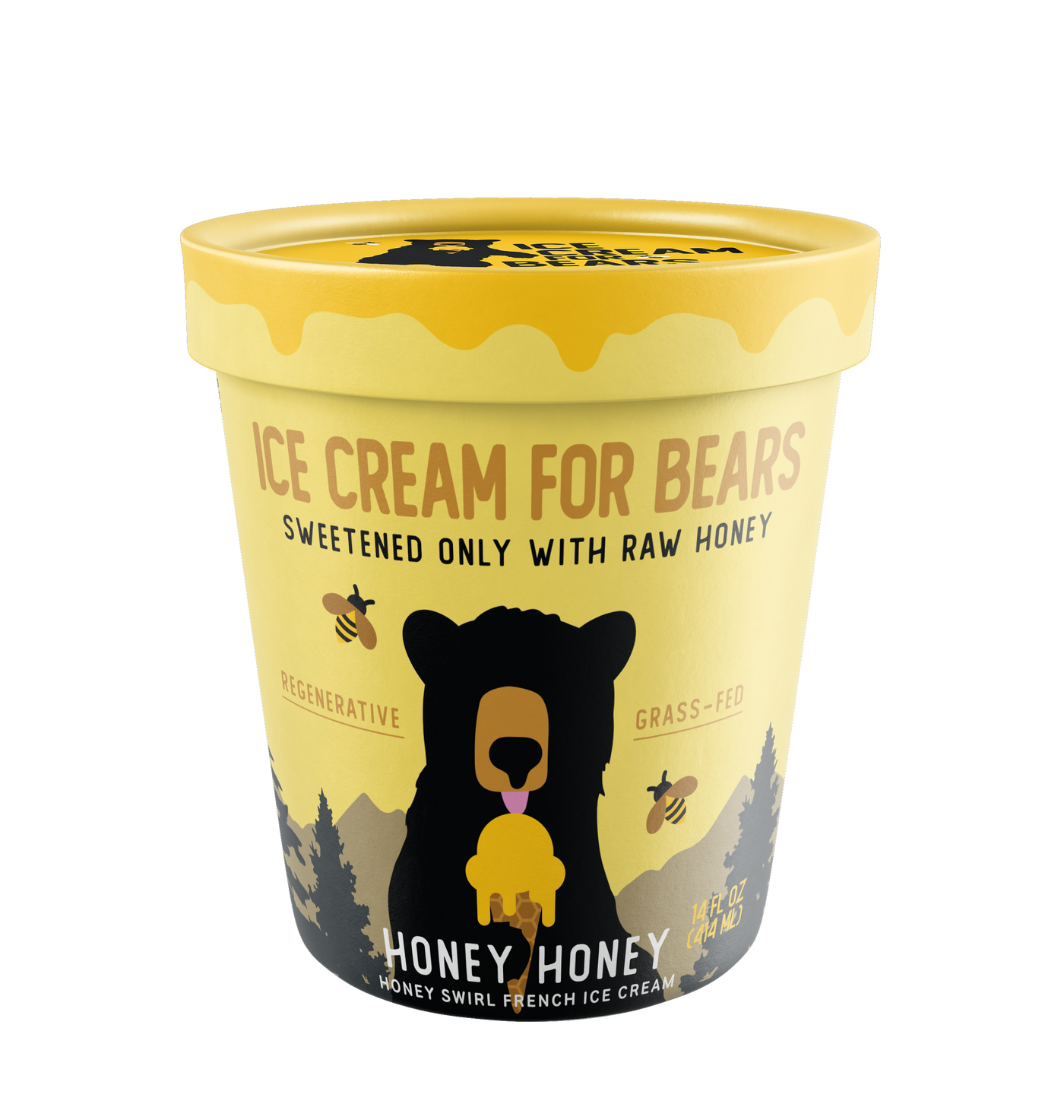Honey Honey - Honey Swirl – Ice Cream For Bears