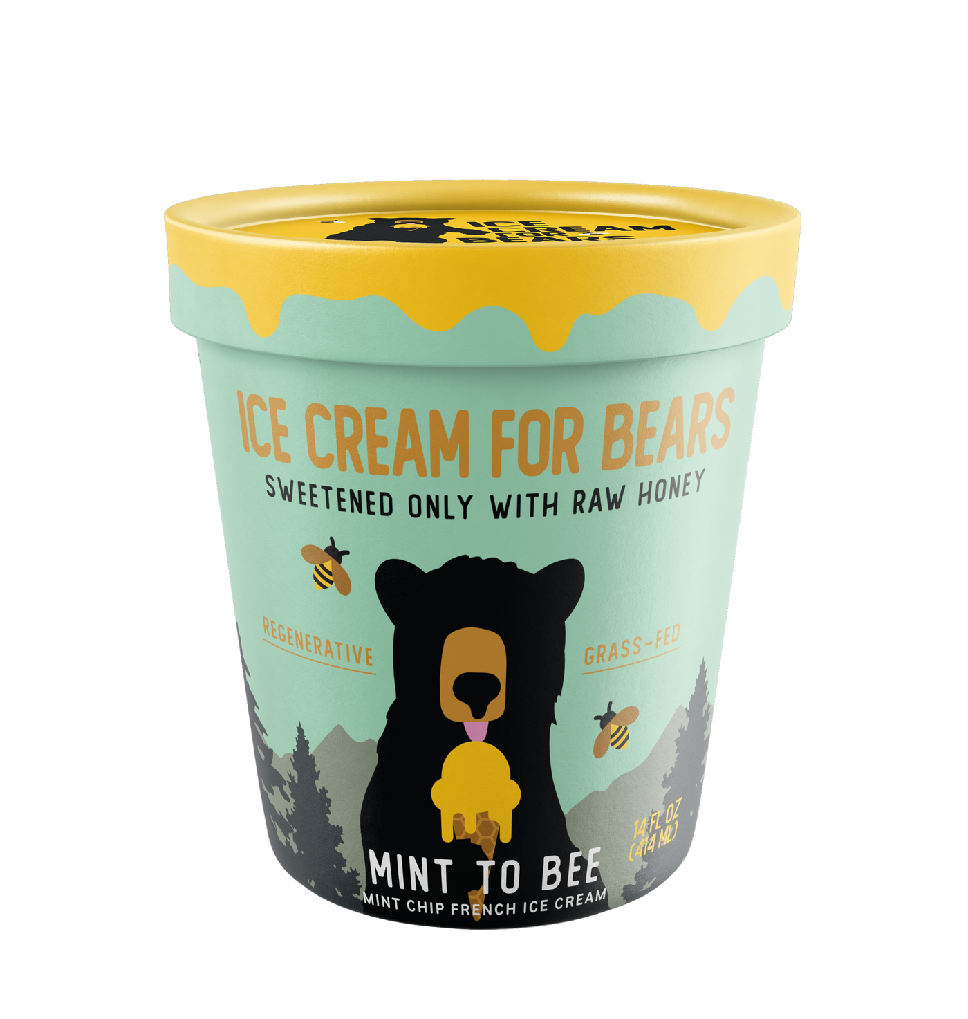 Mint to Bee - Mint Chip – Ice Cream For Bears