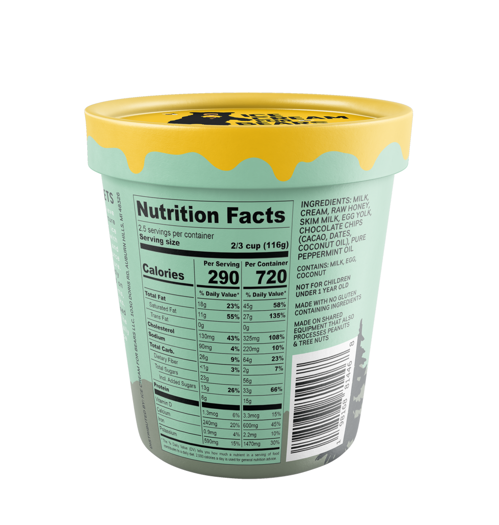 Mint to Bee - Mint Chip – Ice Cream For Bears